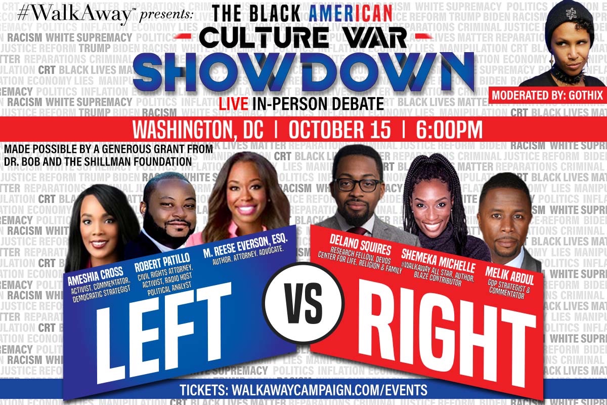 #WalkAway Black Americans Left vs. Black Americans Right Showdown ...